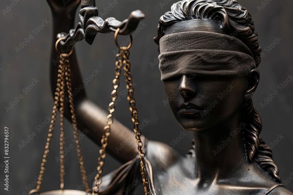 blindfolded lady justice holding scale symbolism of equality and ...