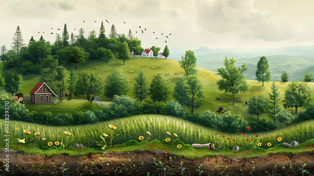 infographic comparing traditional farming methods with modern ... infographic comparing traditional farming methods with modern ...