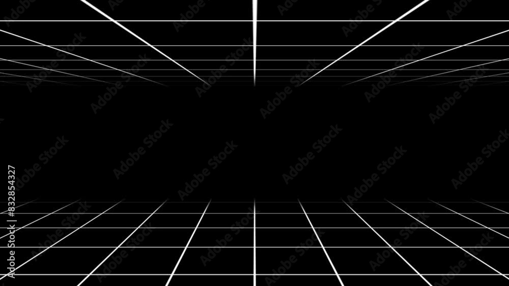 Grid 3 D 02 - mp4 - Dynamic Visual Elements Loop Video Overlay for ...