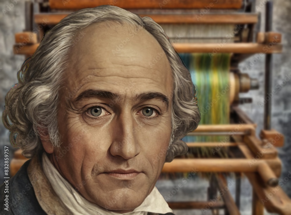 Joseph-Marie Jacquard (1752-1834) was a French inventor, known as the ...