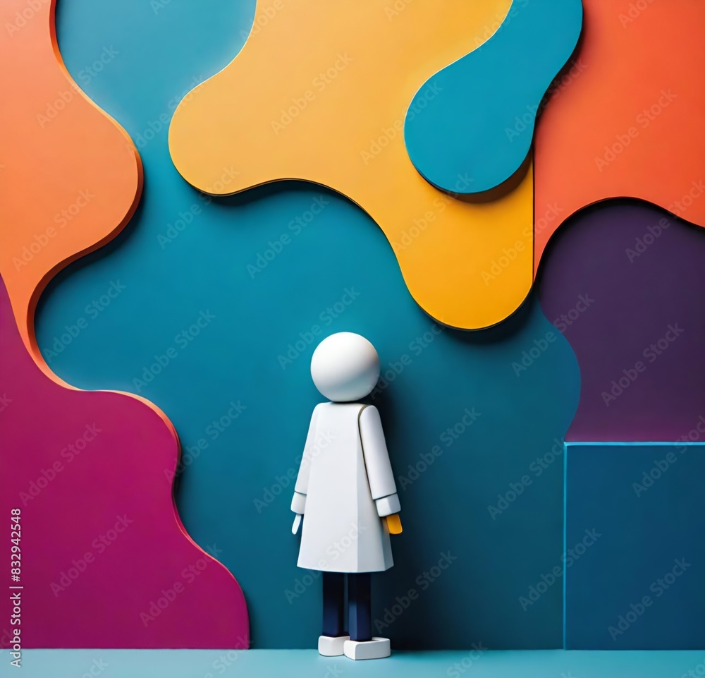 person with question mark, symbol, woman, couple, vector, sign, person ...