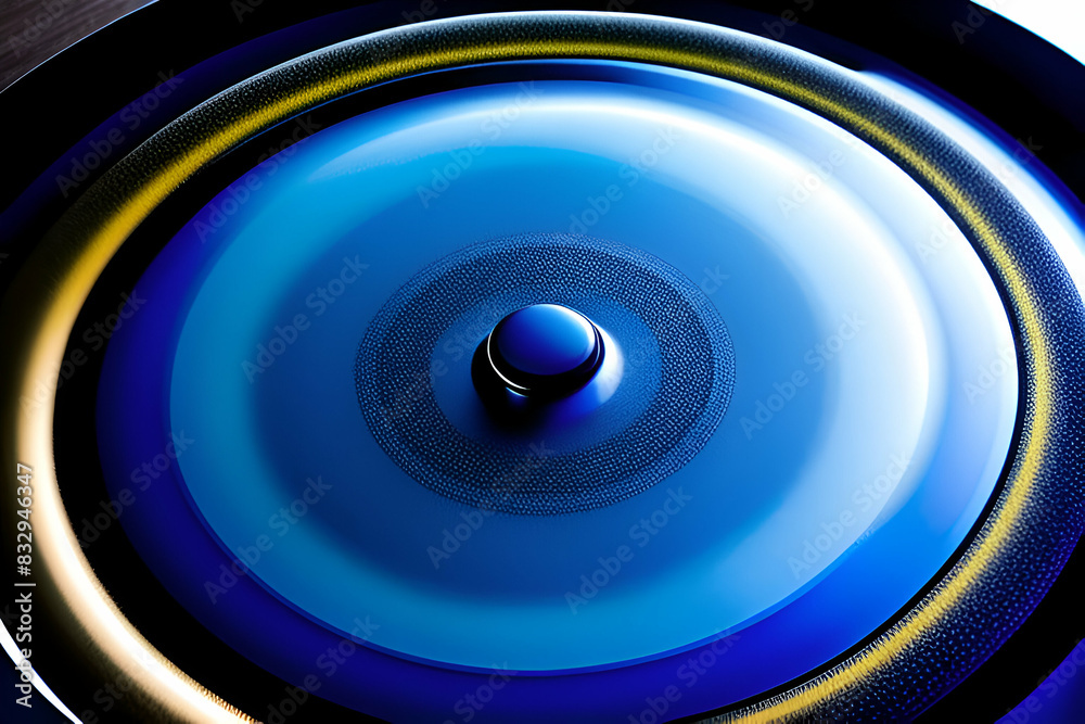 Water ripple. Realistic caustic drop or sound wave splash effects ...