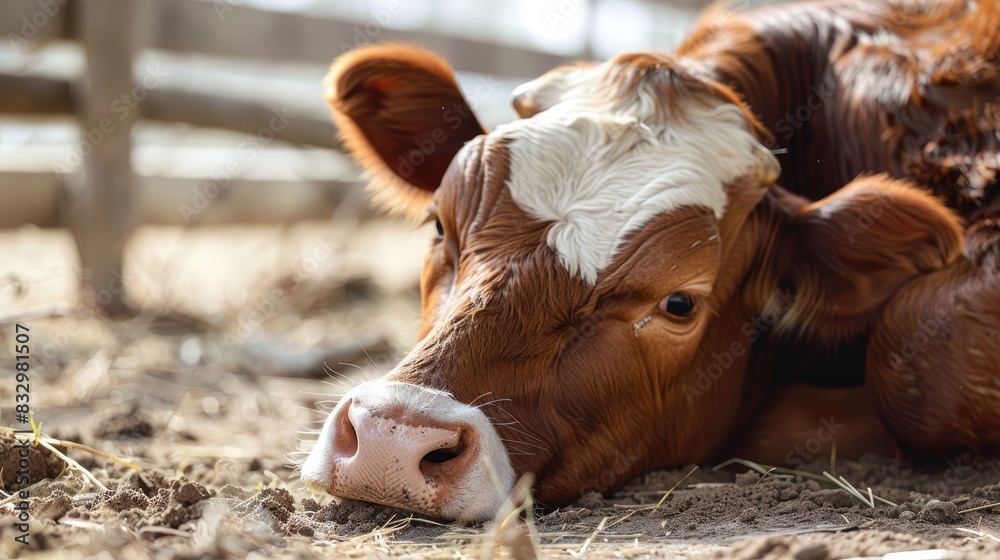 Diagnosis of cow disease through necropsy Stock Photo | Adobe Stock
