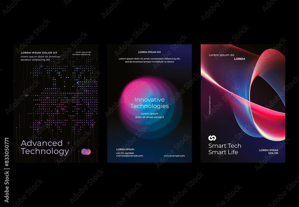 Digital Poster Template Design With Generative AI Stock Template ...