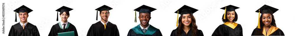 Graduate student png on transparent background Stock Photo | Adobe Stock
