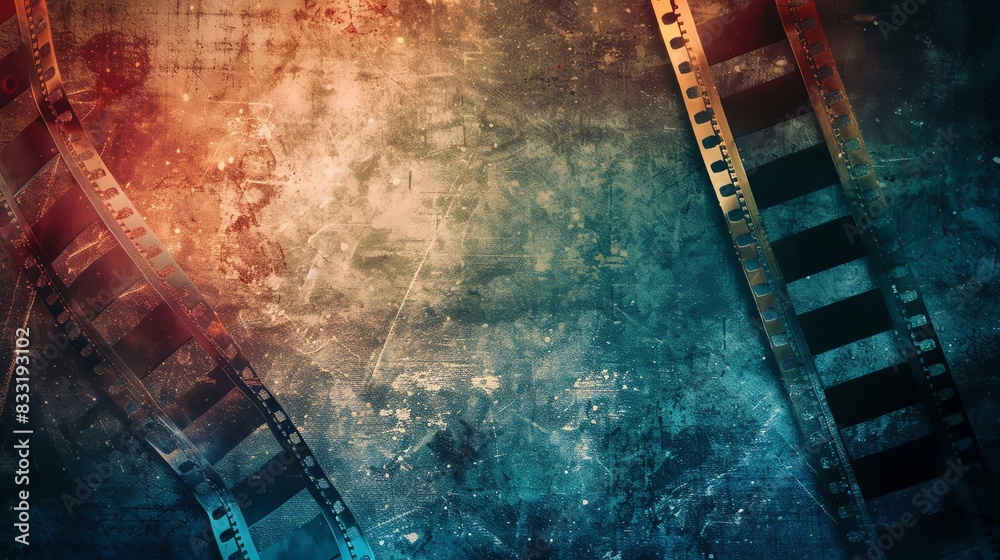 Refined old film overlay with tiny color light leaks and grain texture ...