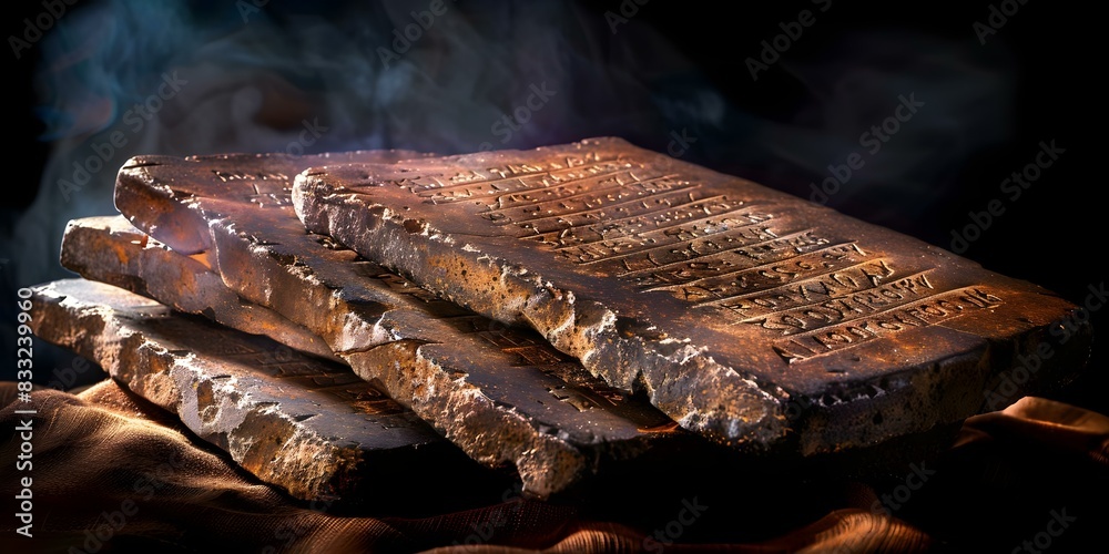 Stone Tablets: The Sacred Covenant of the Ten Commandments in Biblical ...