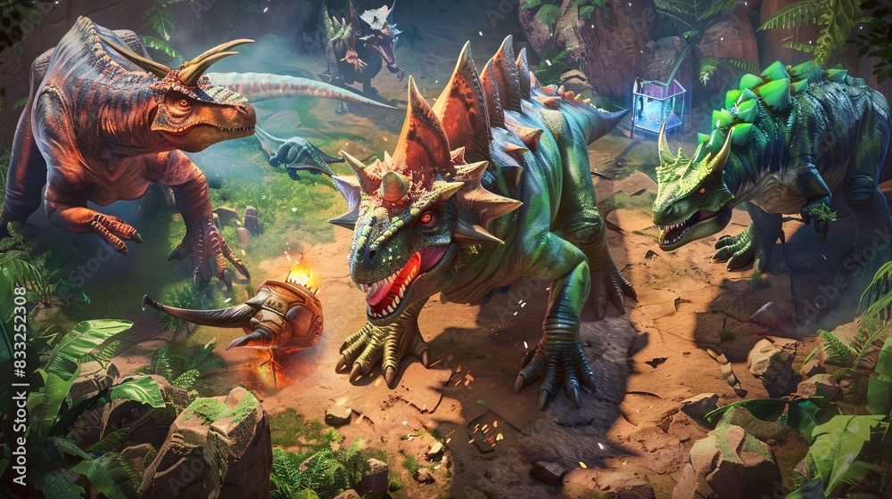 Jurassic Champions Arena: Pit your team of powerful dinosaurs against ...