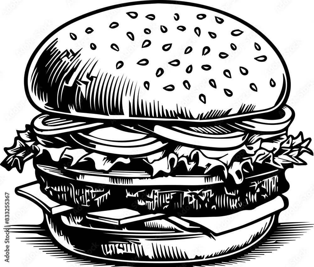 Hamburger fast food vector transparent background PNG clipart Stock ...