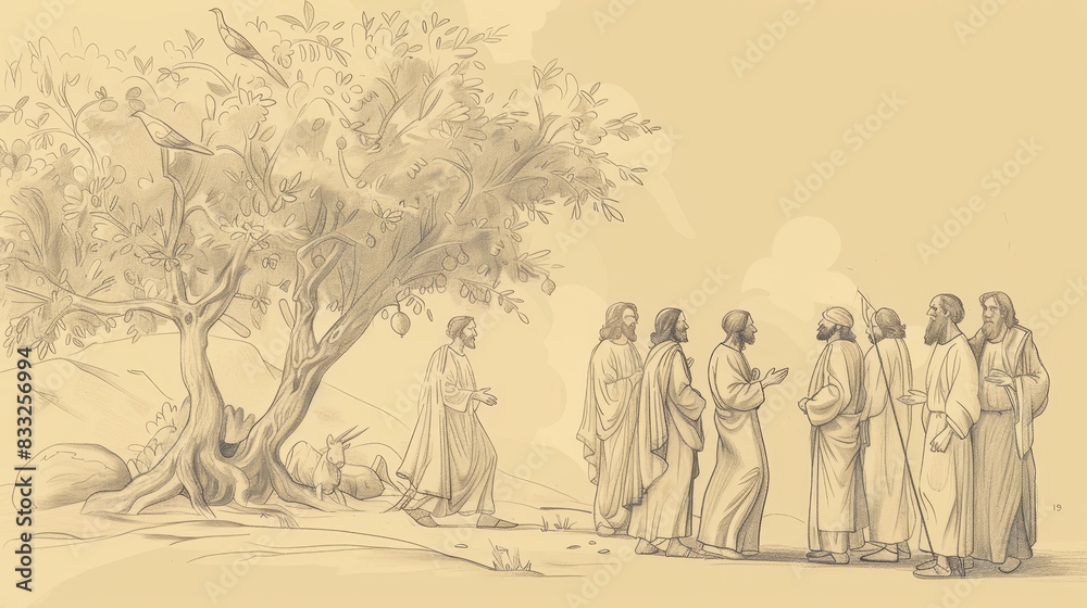 Biblical Illustration of Mark 1: Beginning of Jesus' Ministry, John the ...