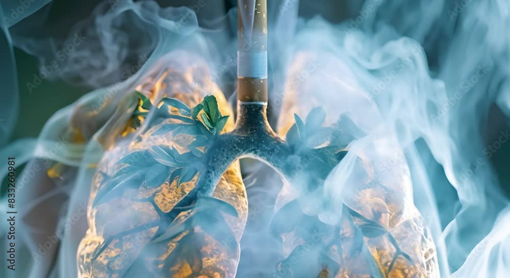 No Tobacco Day Image: Illustrating the Damage of Cigarettes to Lungs ...