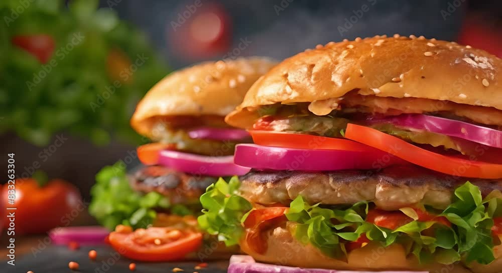 The Rise of Plant-Based Fast Food in Quick Service Restaurants. Concept ...