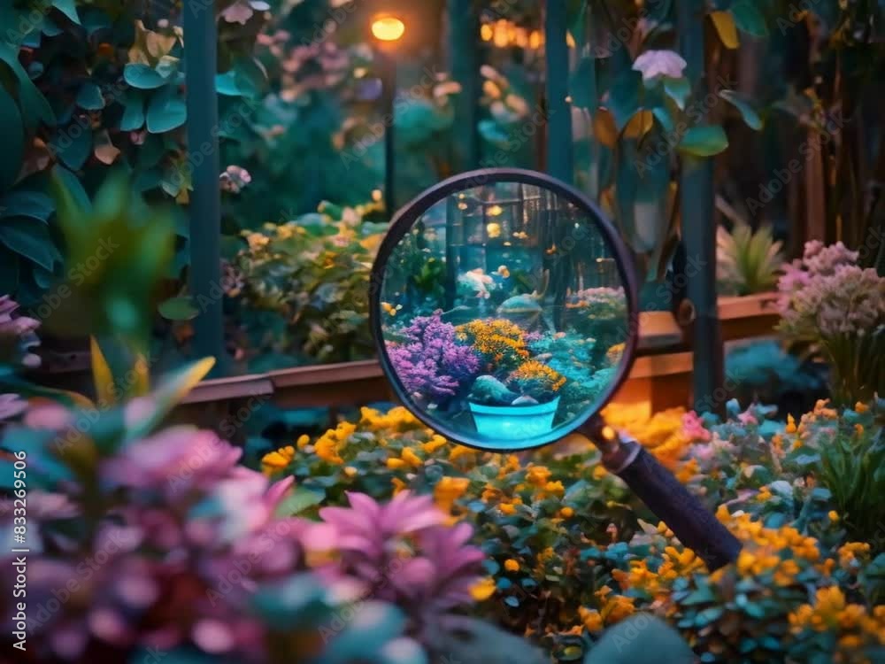 A magnifying glass offering unparalleled crystal-clear clarity ...