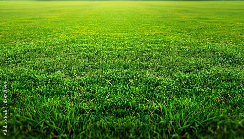 Green carpet of neatly trimmed grass background image, wide format ...
