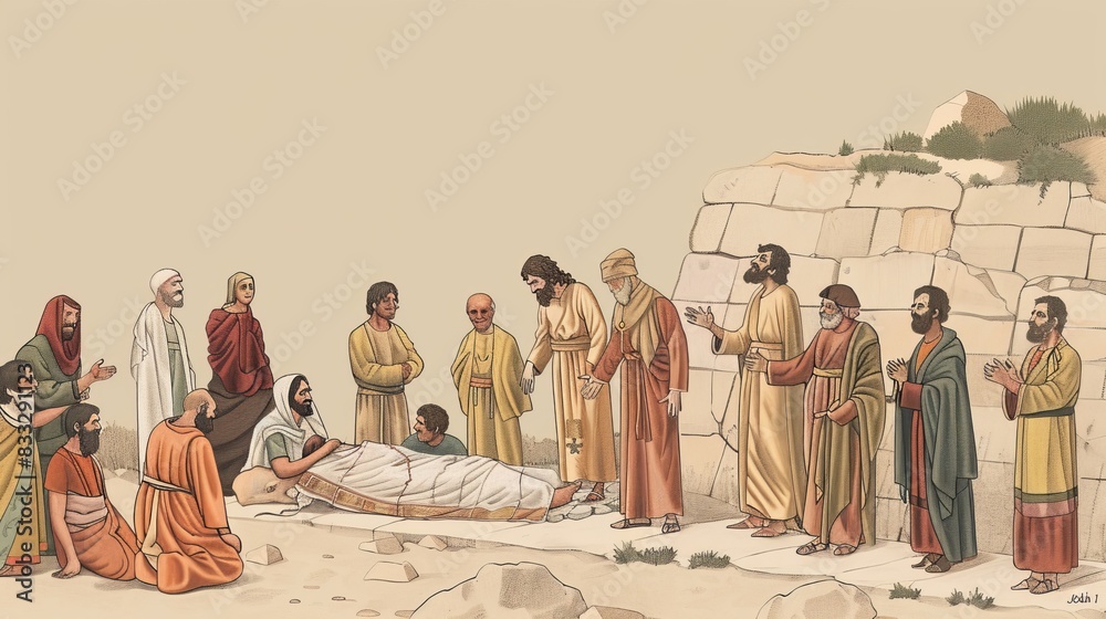 Biblical Illustration of John 1: Prologue about the Word, John the ...