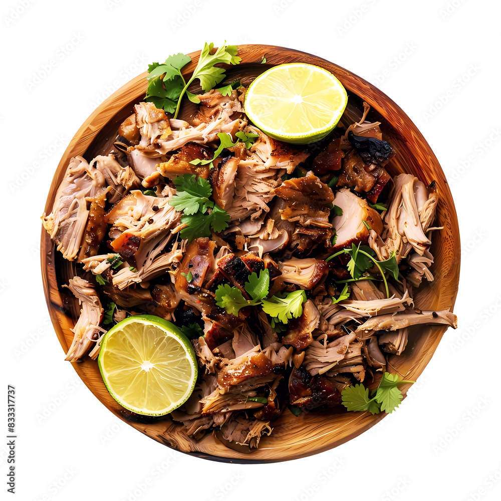 Carnitas on transparent background. Generative ai design art. Stock ...