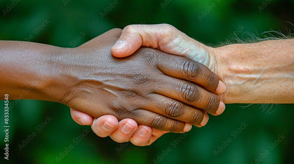 Unity in diversity, handshake across cultures Stock Photo | Adobe Stock
