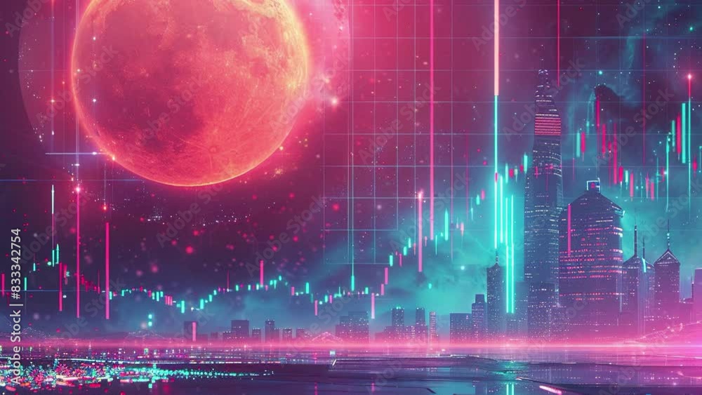 Smart city futuristic infrastructure. Modern cityscape and ...