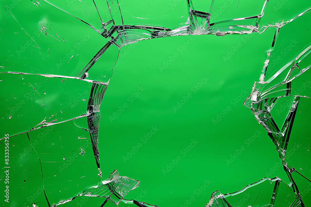Shattered Elegance: Transparent Cracked Glass Overlay. - broken glass ...