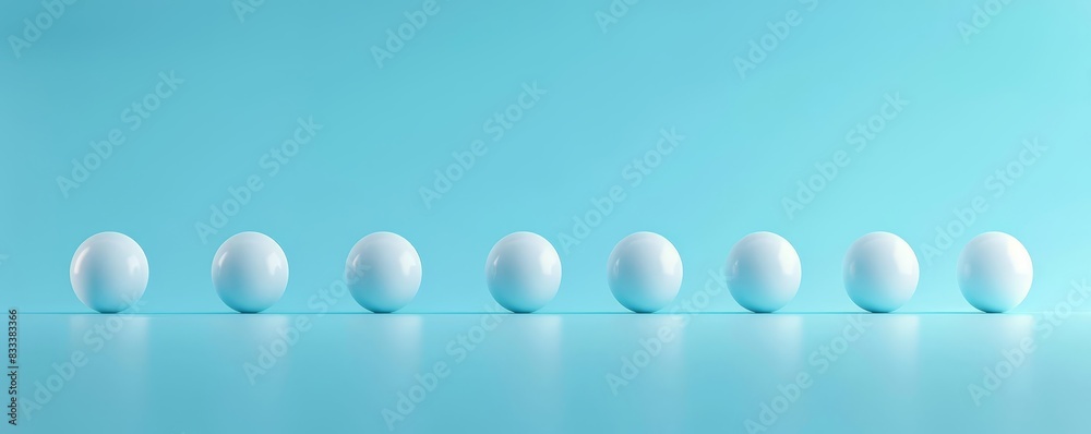 Consistency An icon of identical shapes in a row, representing ...