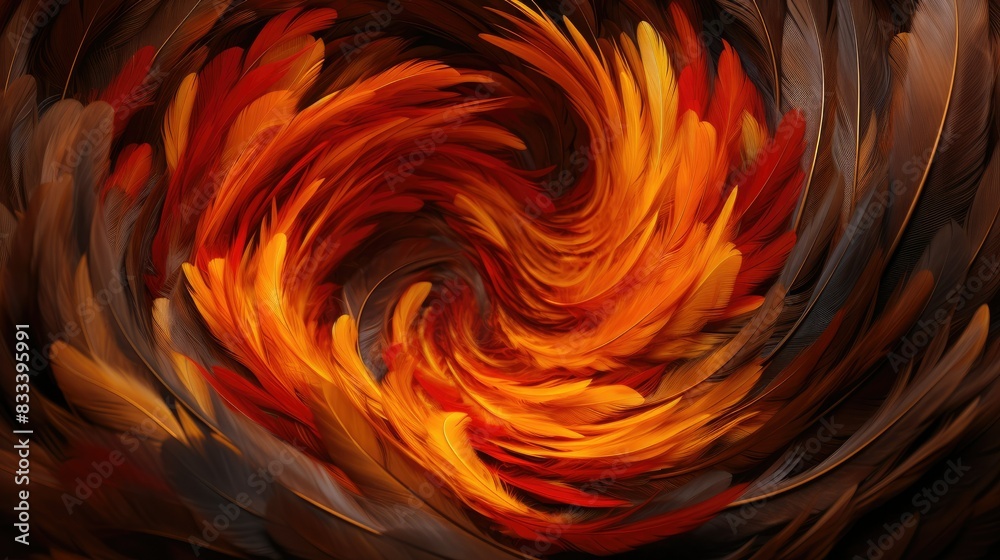 High angle photograph of a woven basket overflowing with a mesmerizing ...