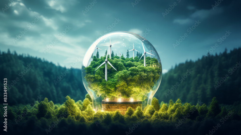 Renewable Energy.Environmental protection, renewable, sustainable ...