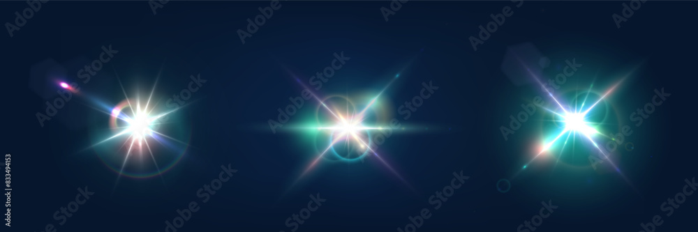 Flash, realistic highlights, glowing effects, camera light, sunlight ...