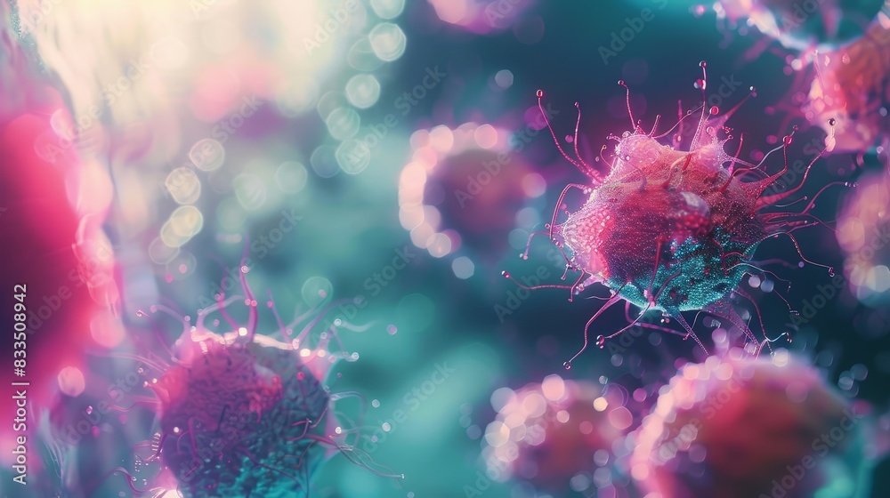 Nanoparticle drug delivery systems shown by nanoparticles infiltrating ...