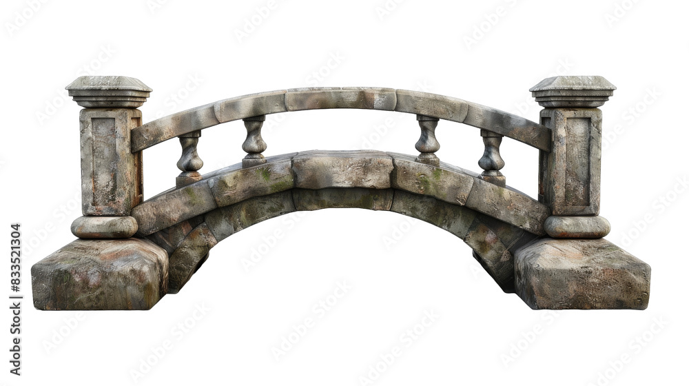 [Transparent Background PNG]Ancient stone bridge isolated on ...