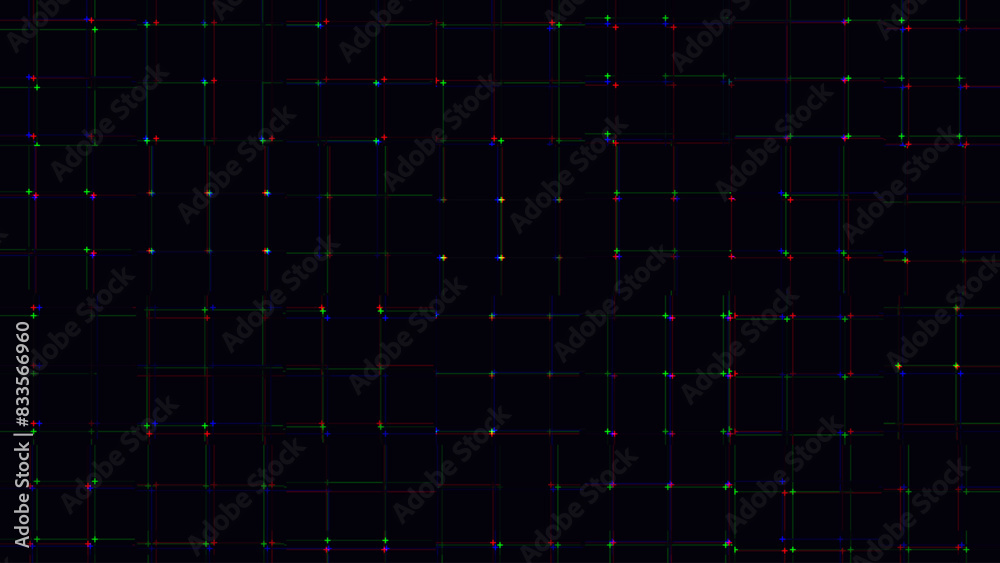 Virtual Technology Futuristic User Interface HUD Grid RGB Glitch Effect ...