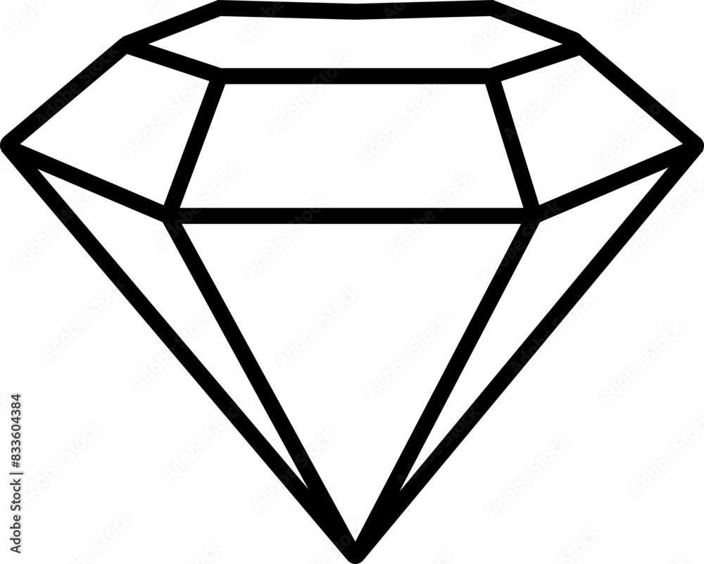 Diamond gemstone icon vector for web and mobile app. diamond gems sign ...