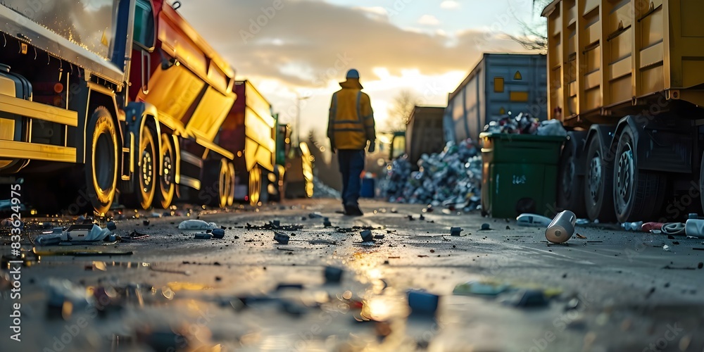 Managing and collecting various types of bulk waste and rubbish ...