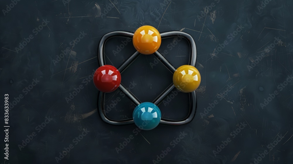 Carbon atom structure: Illustrate the carbon atom with its six protons ...