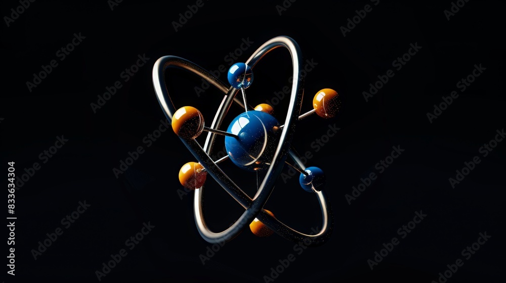 Depiction of a hydrogen atom: Show the simple structure of a hydrogen ...
