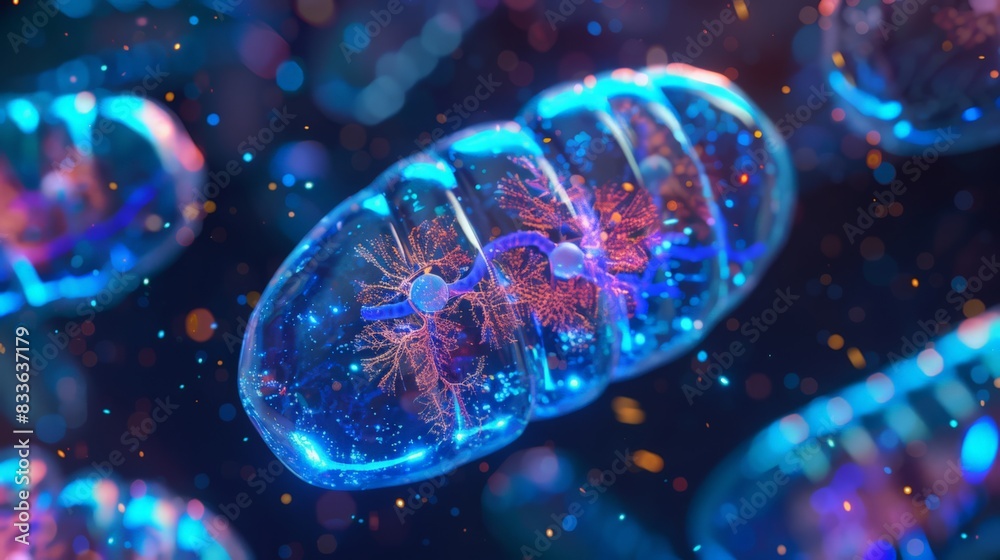 Mitochondria function: Depict the mitochondria within a cell ...