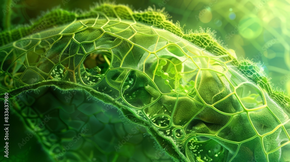 Photosynthesis in plant cells: Illustrate a plant cell during ...