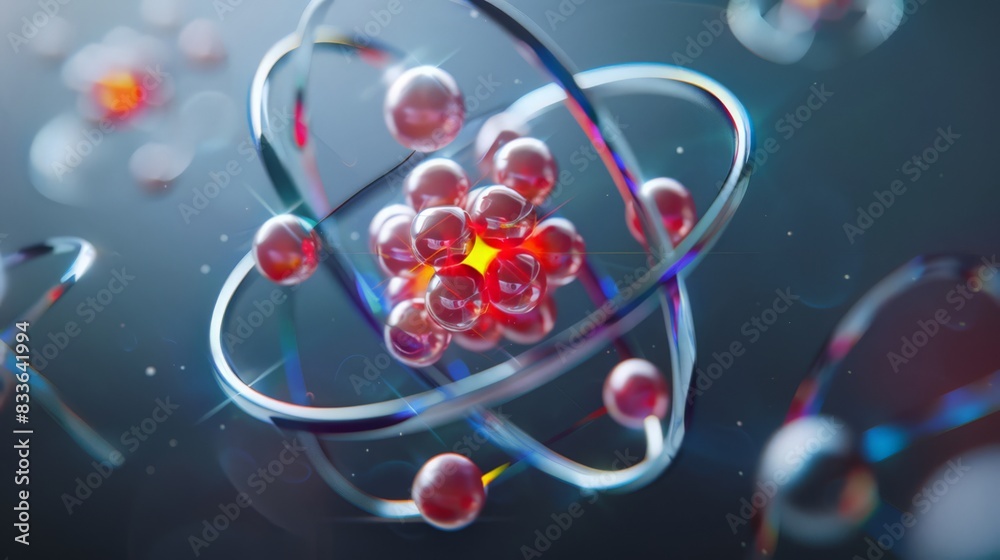 Zinc atom: Depict the zinc atom, detailing its 30 protons, 35 neutrons ...