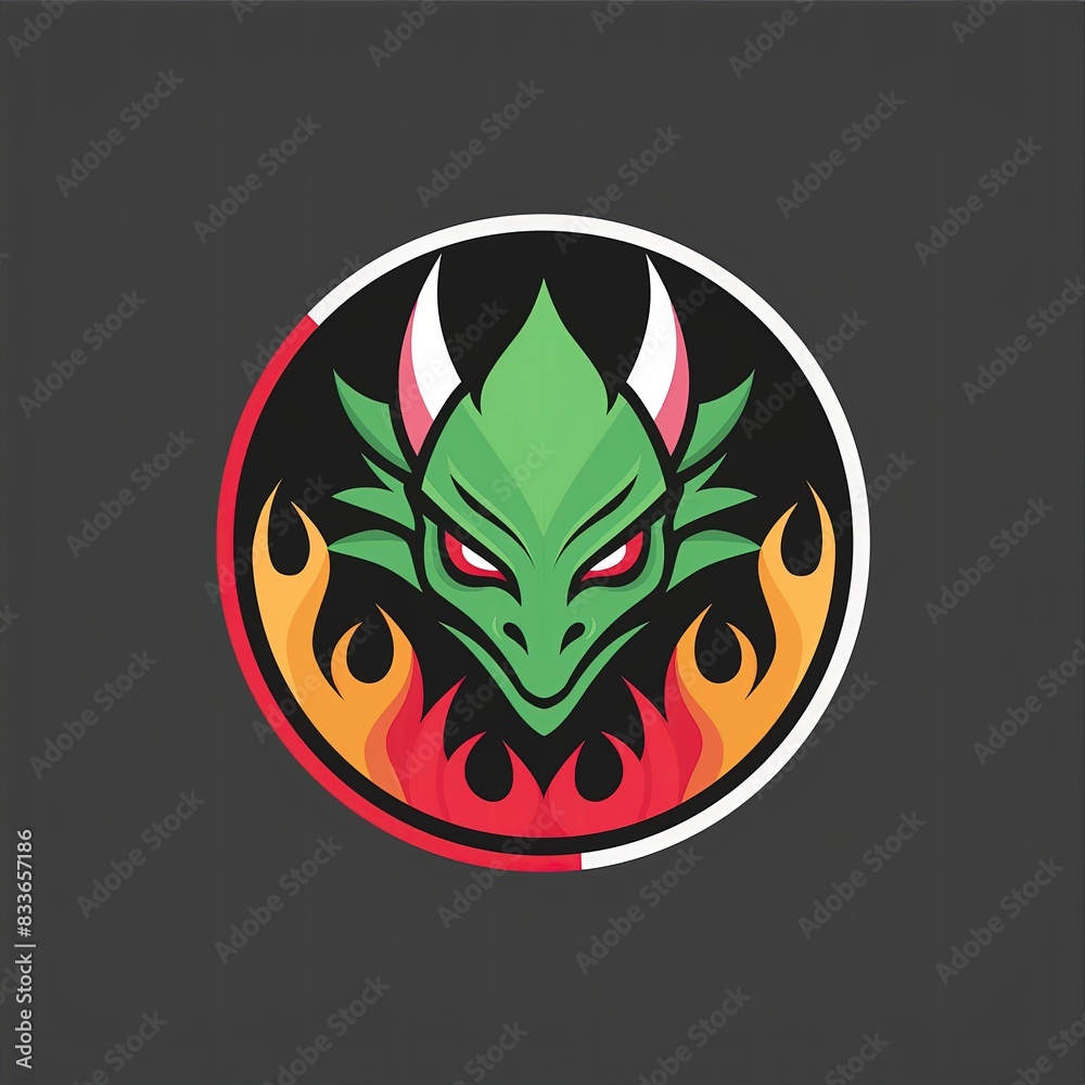 dragon gaming logo. dragon logo to apps. dragon logo to turnament ...
