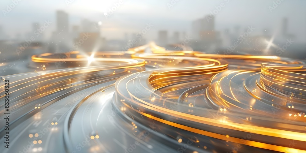 Visualizing urban traffic flow data through dynamic city maps for planning. Concept Urban ...