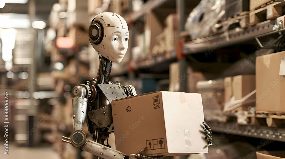 warehouse robot - robots, warehouse, automation, fulfilment, logistics ...