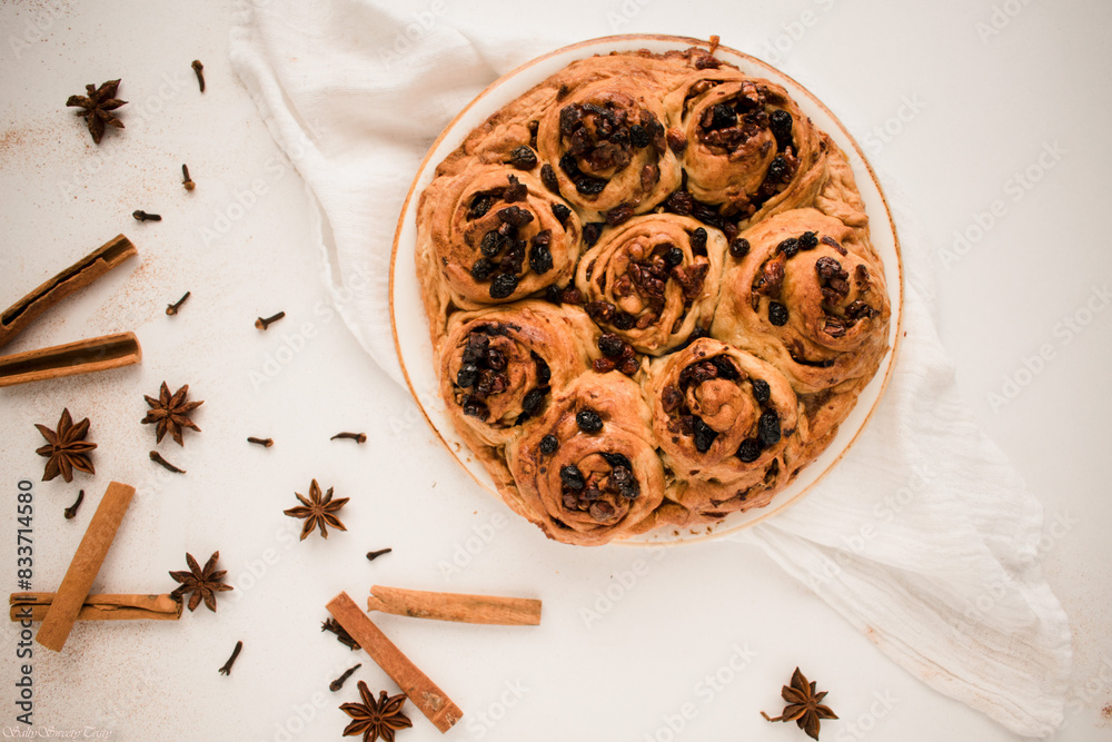 Foto de Pitta n’chiusa - Italian pastries. Traditional italian dessert ...