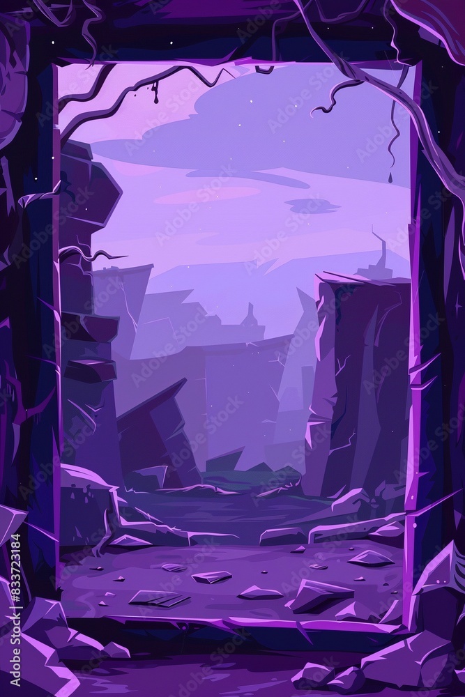 Concept art for a fantasy RPG card game featuring a mythical land ...