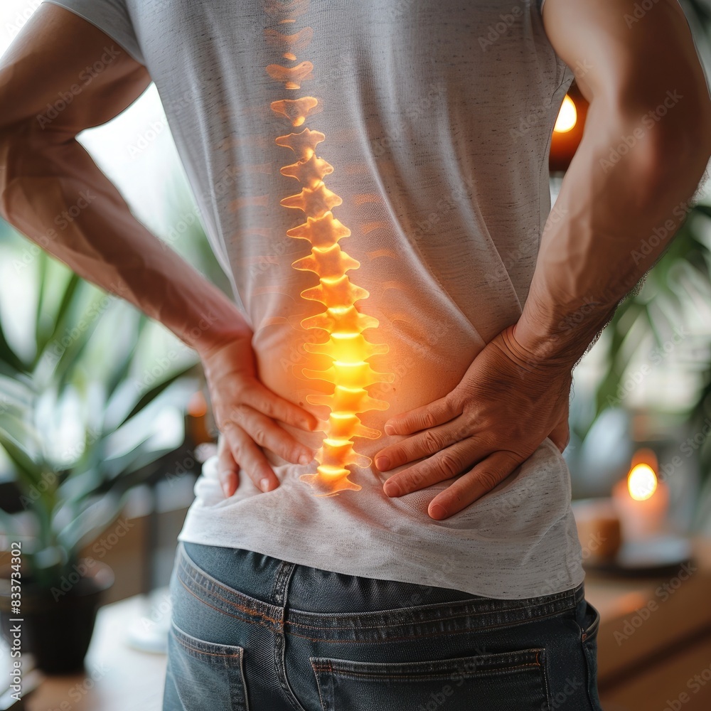 Low back pain discomfort, ribs and the pelvis, dull ache to a sharp ...