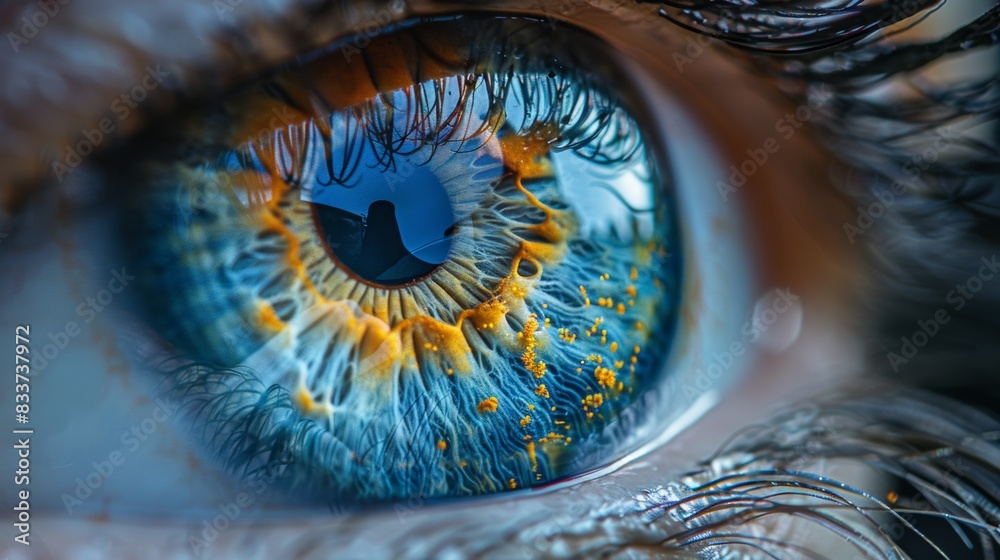 heterochromia in eyes, his captivating eyes, a swirl of amber and ...