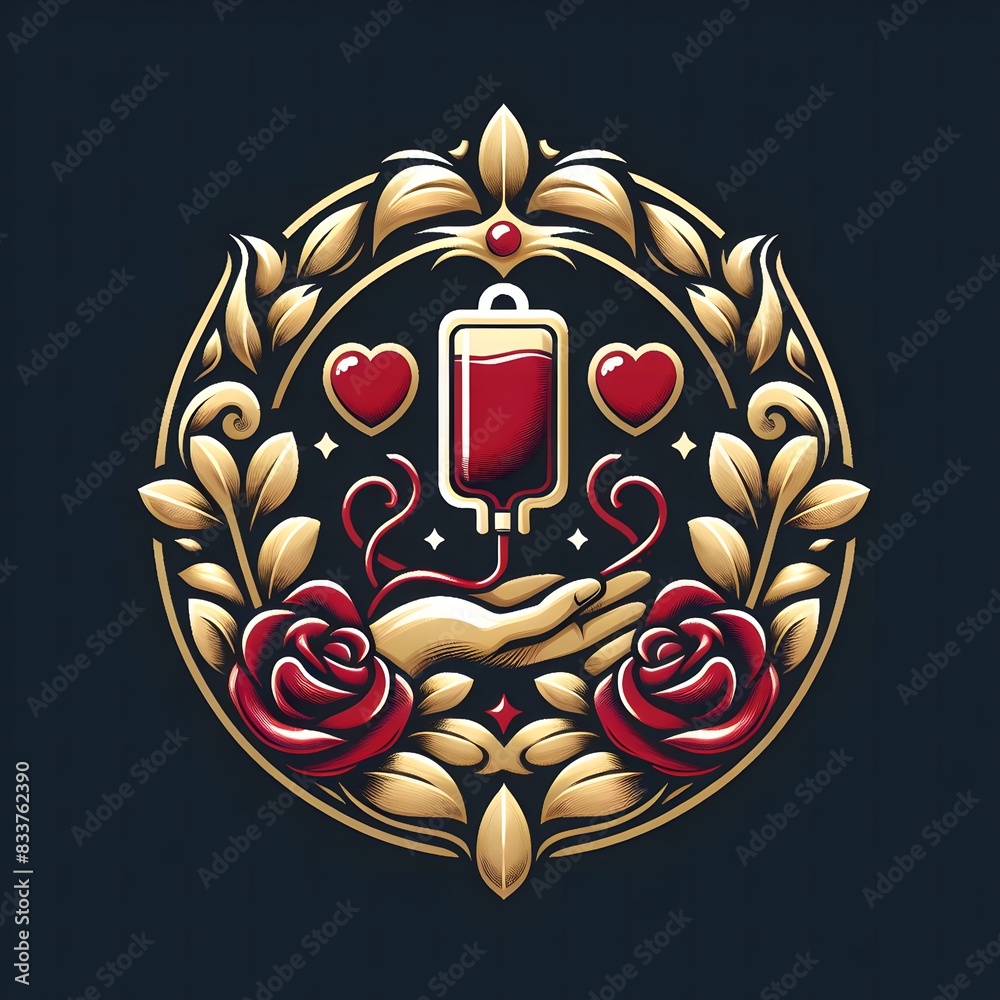 AI Generate of Blood Donation, Donor Darah, Blood Pack, Blood ...