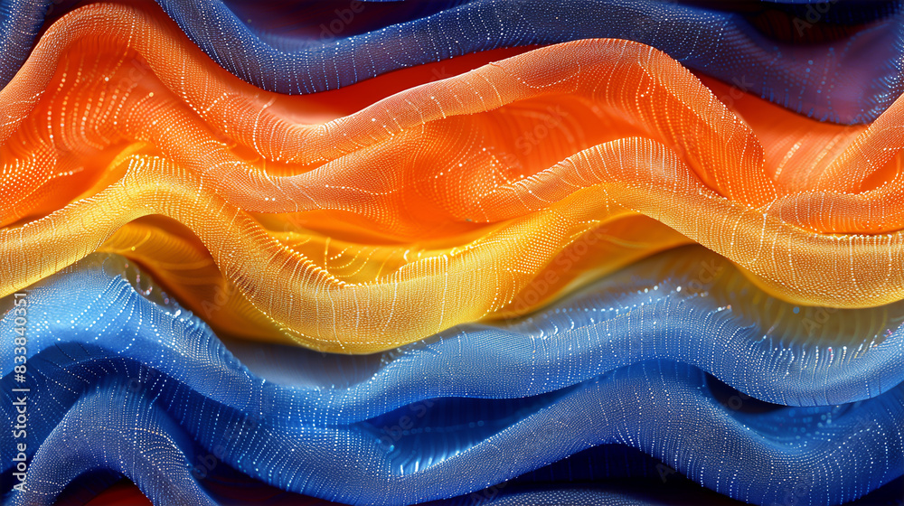 Abstract wavy design, high resolution 3D business cards idea with high ...