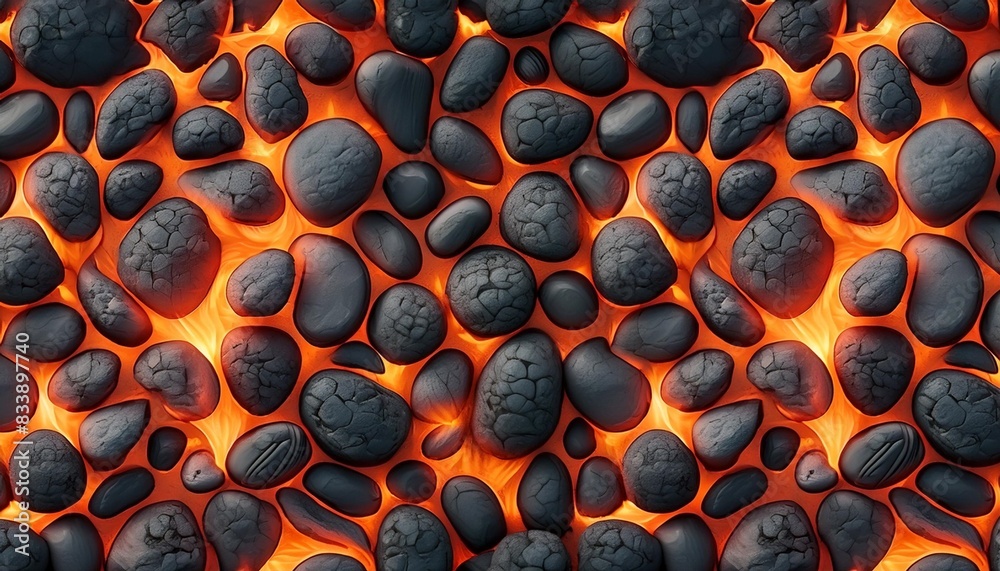 seamless lava pattern with small stones texture for graphic design ...