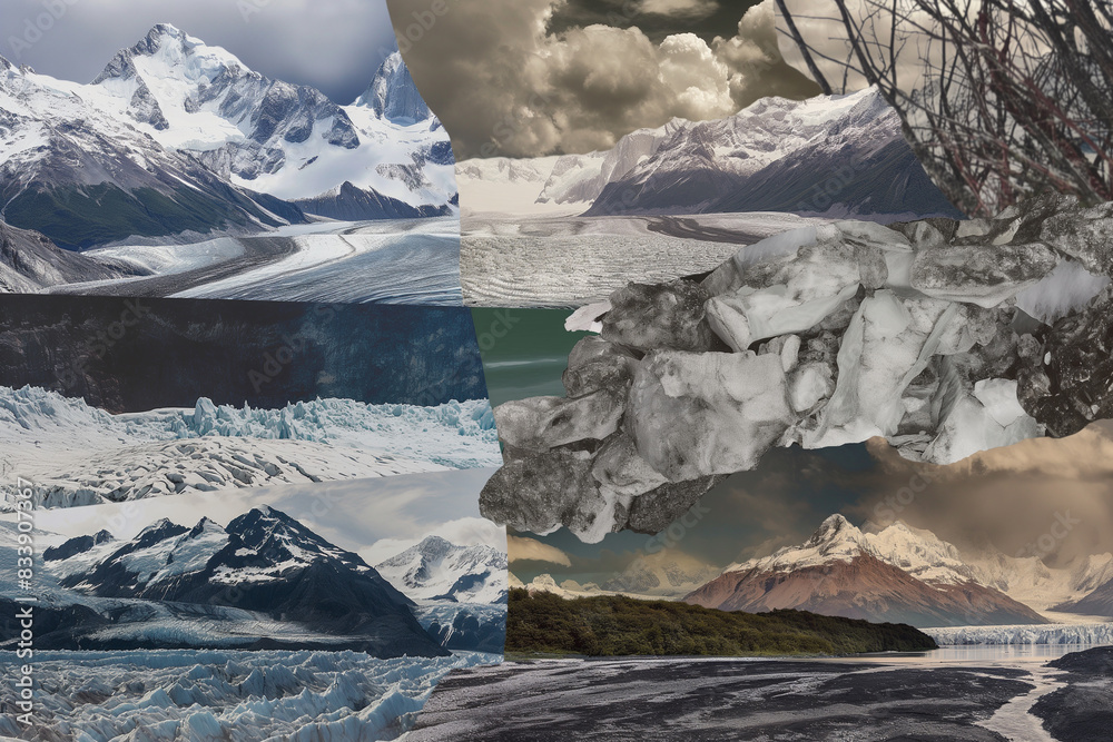 Tree in two with very different environments Earth Day or World ...