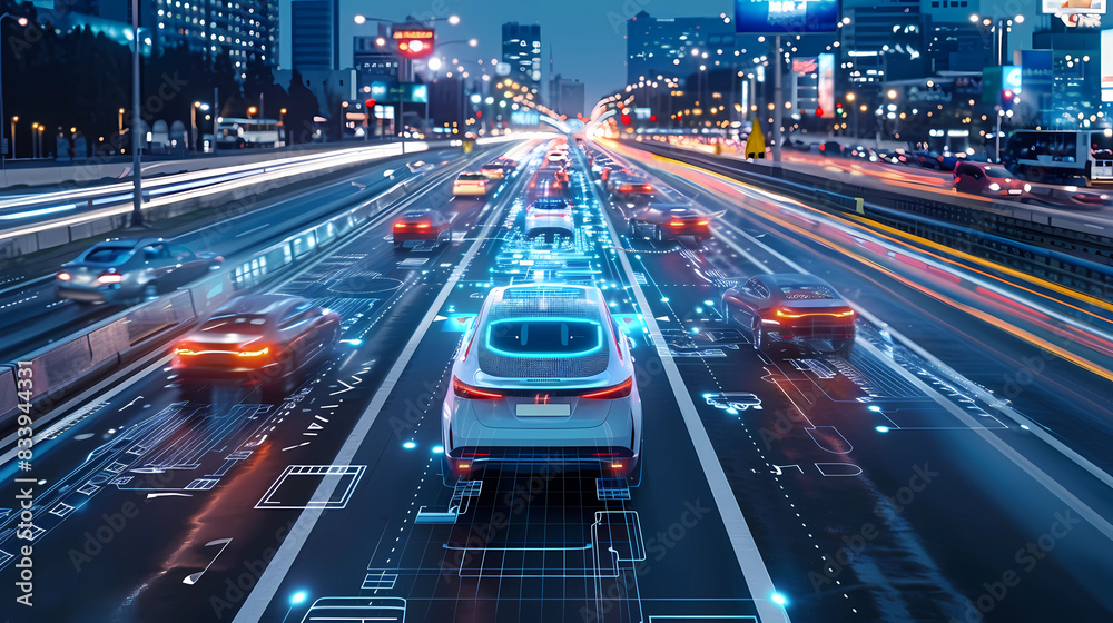 Sustainable Climate , A futuristic highway where electric and solar ...