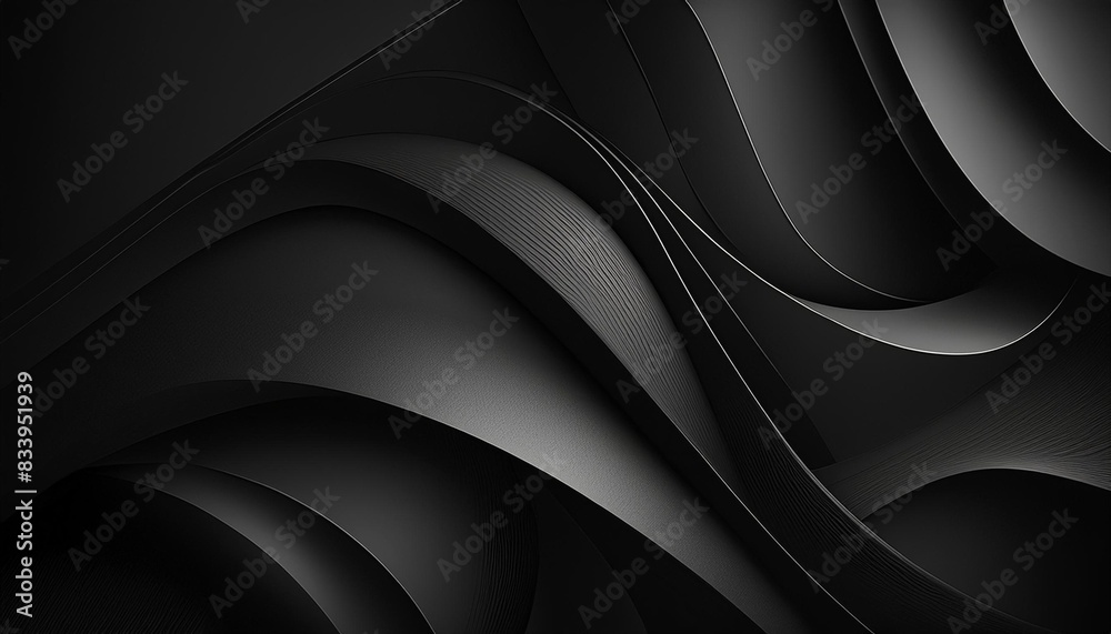 moody minimalism abstract shapes and textures in a black background ...